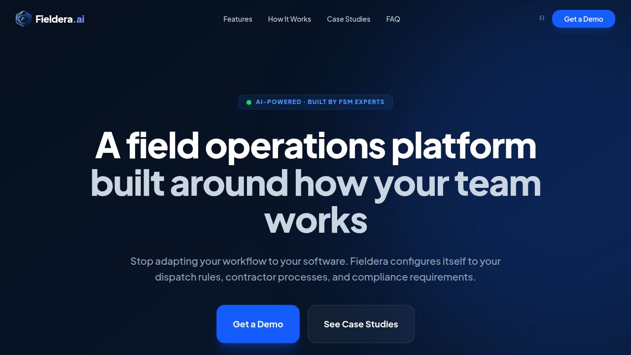 Fieldera.ai — AI-Powered Field Operations Platform